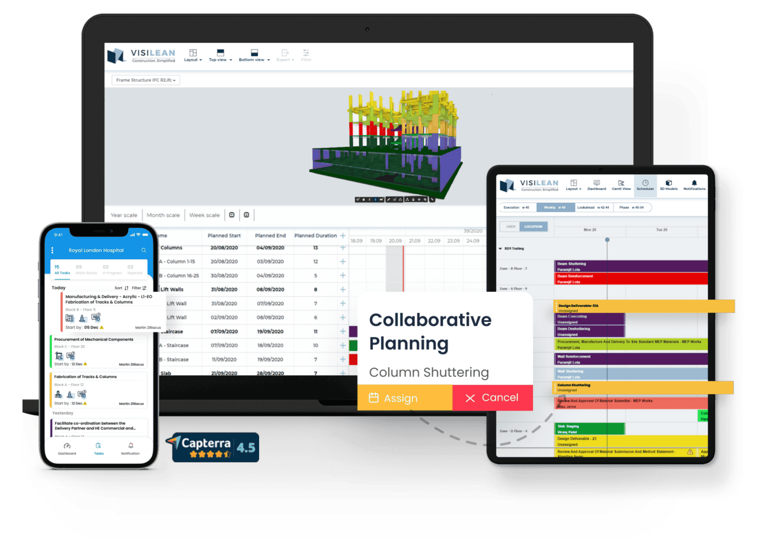 Best Building Construction Project Management Software - VisiLean